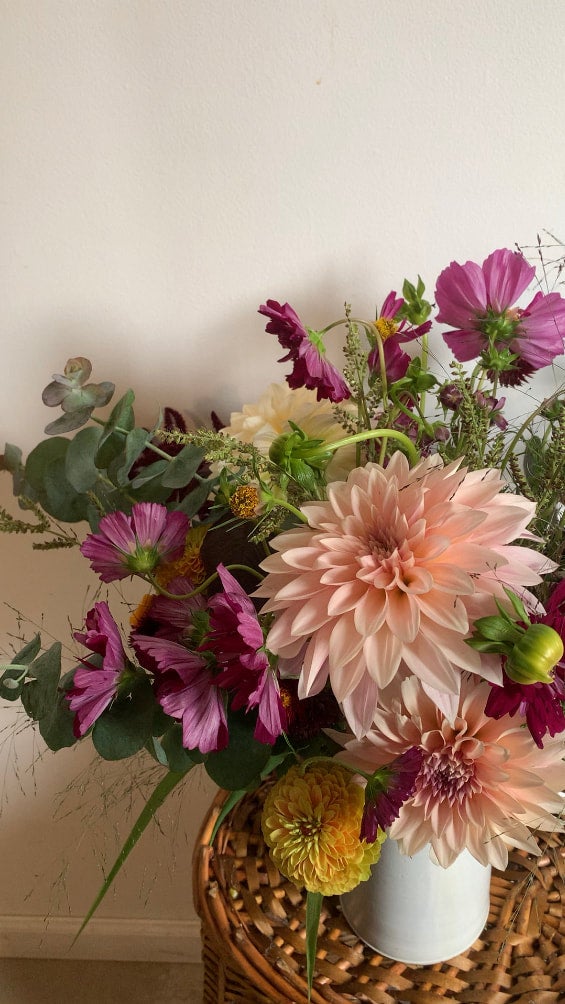 local flowers seasonal bouquet delivery | Bluewater Flower Farm